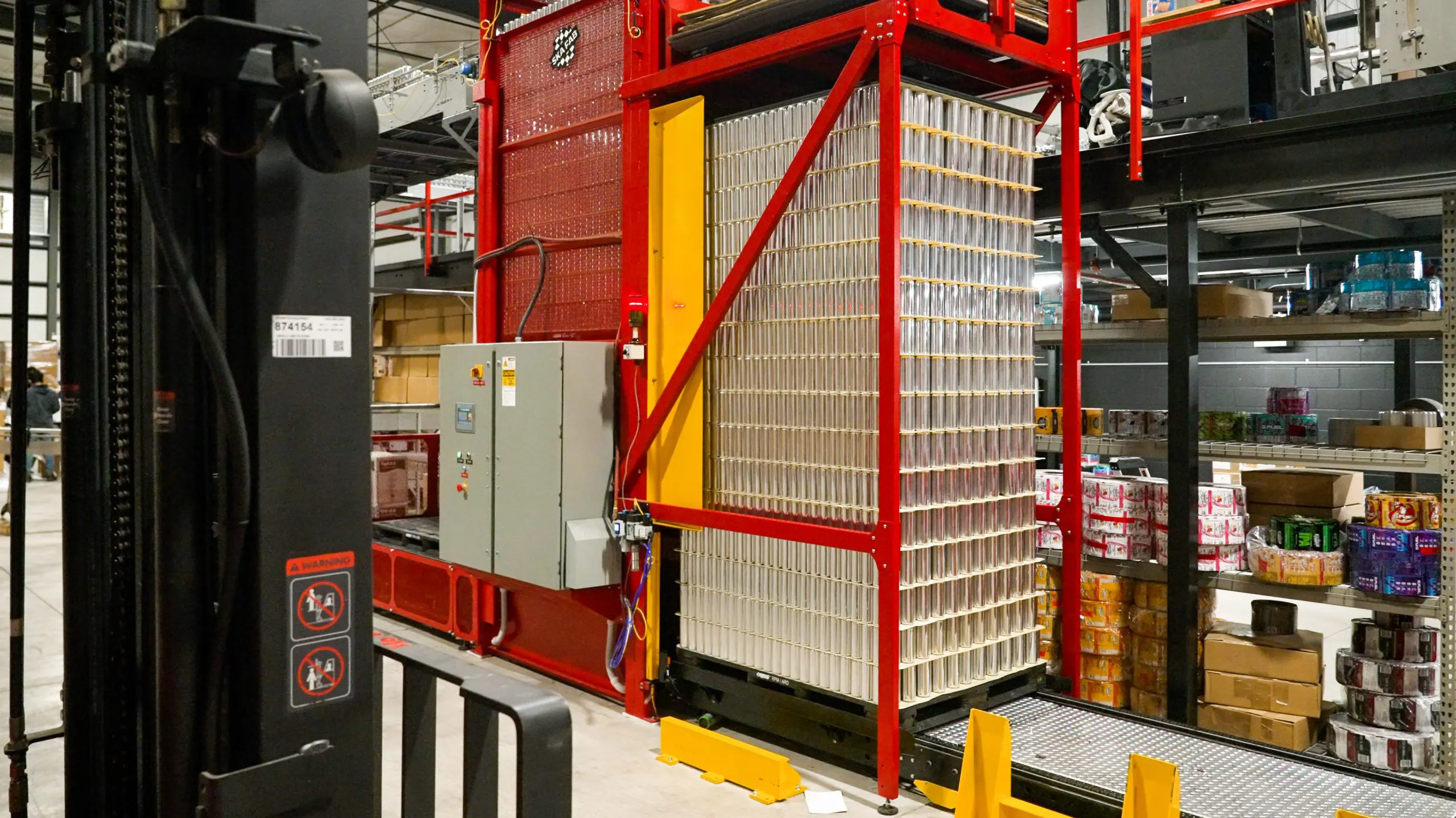 Magic Bus Depalletizer For Automatic Can Depalletizing